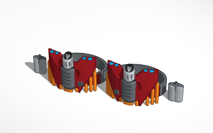 3D design web shooter V5 - Tinkercad