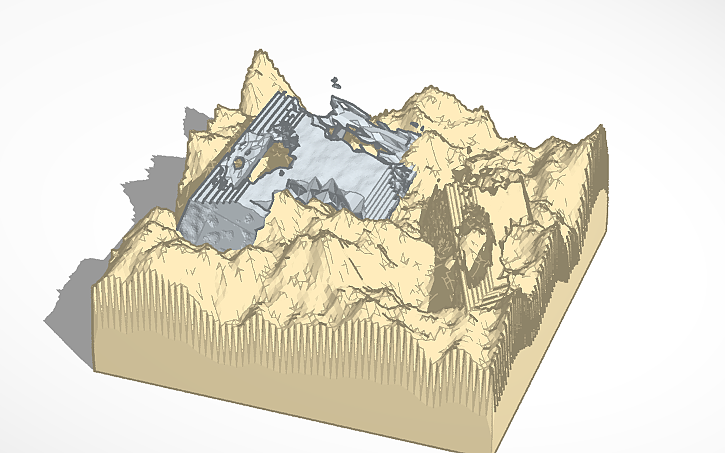 3D design desert temple ruins | Tinkercad