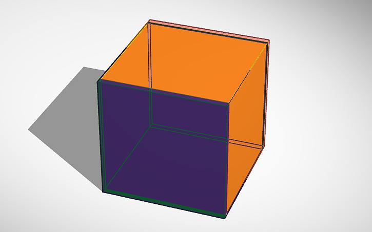 3D design Color changing Cube - Tinkercad