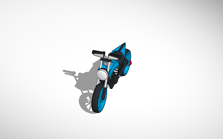 3D design Motorcycle - Tinkercad