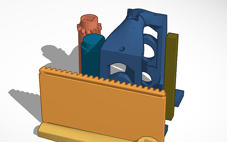 3D design Open Press- Printing Press - Tinkercad