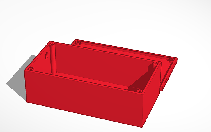 3D design electrical box - Tinkercad