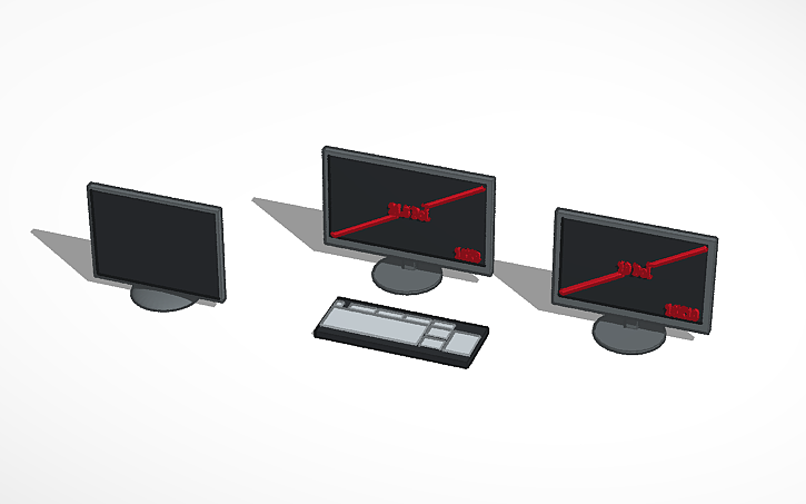 3D design Monitor | Tinkercad