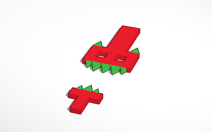 3D design Clubstep Monster - Tinkercad