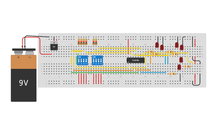 Circuit design Circuitos Compuertas Lógicas | Tinkercad