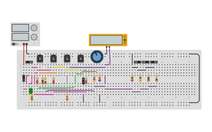 Circuit Design Limit Courant V2 0 Ok Tinkercad