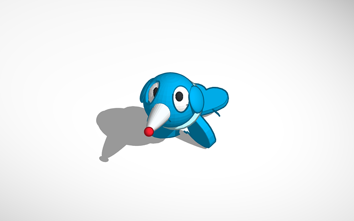 3D design Popplio - Tinkercad