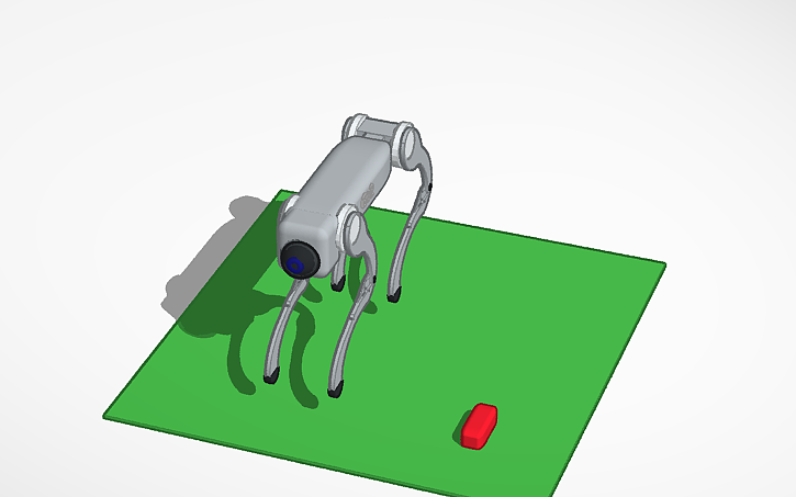 3D design unitree go2 - Tinkercad