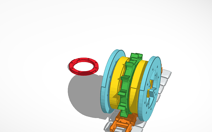 3D design Tank Track Assembly - Tinkercad