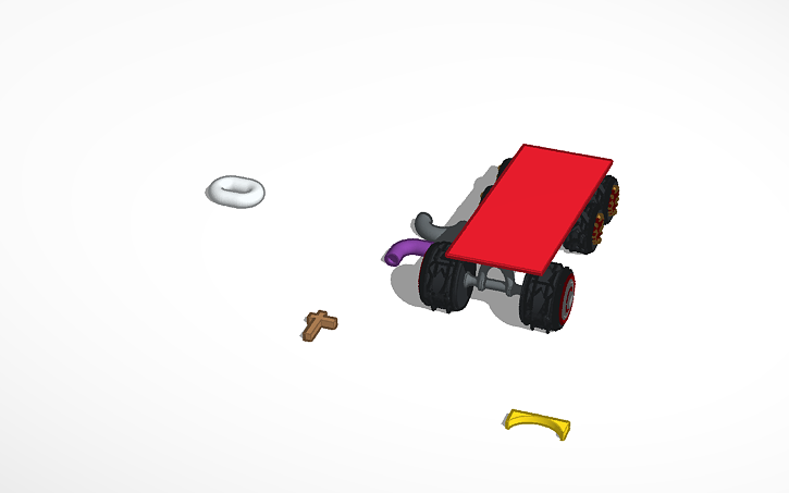 3D design monster truck for the Apocalypse | Tinkercad