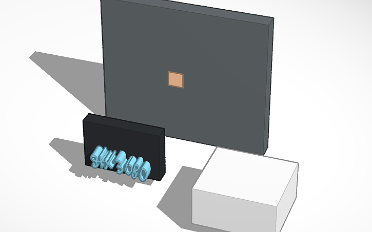 3D design gaming pc concept - Tinkercad