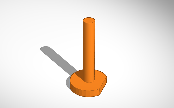 3D design pivot snap | Tinkercad