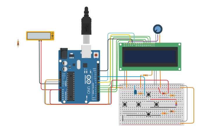Circuit design Quiz Loki - Tinkercad