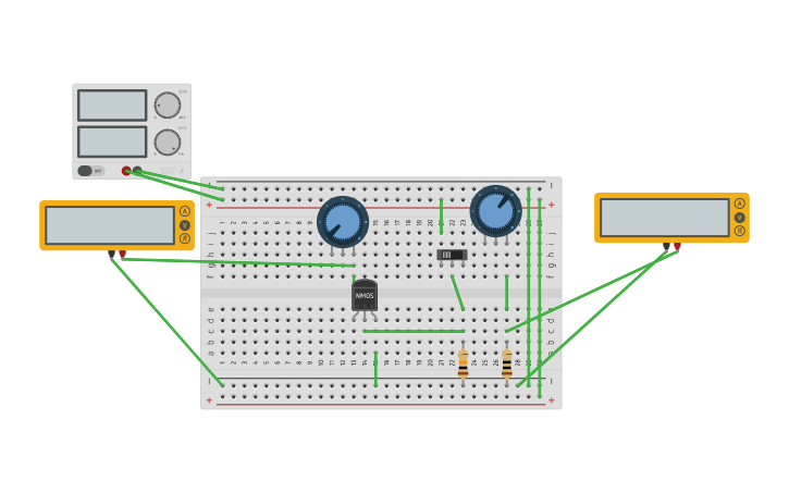 Circuit design I2C pullup | Tinkercad