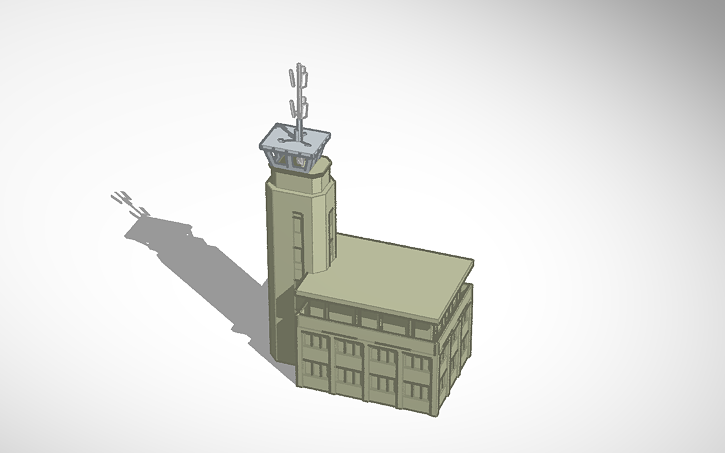 3d Design Atc Tower 1b Tinkercad