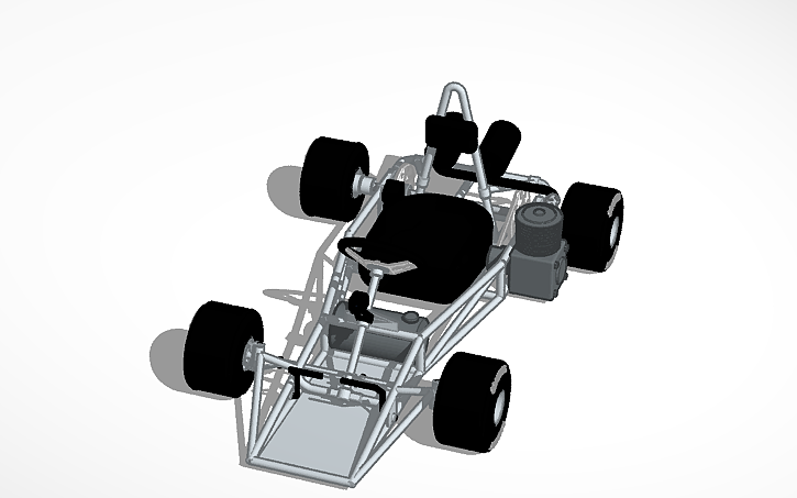 3D design Go Kart - Tinkercad