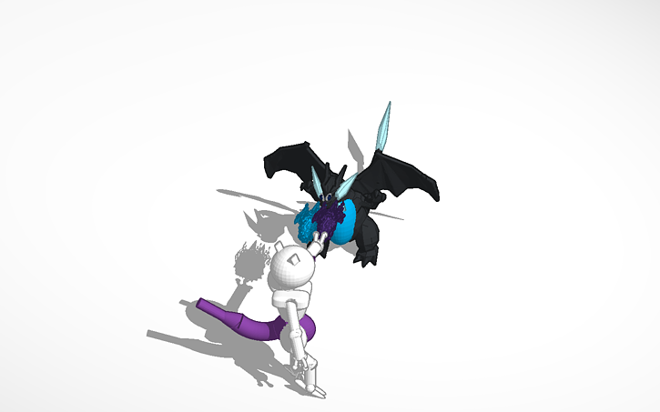 3D design Charzard v.s Mewtwo by Lucasgamer - 213 | Tinkercad