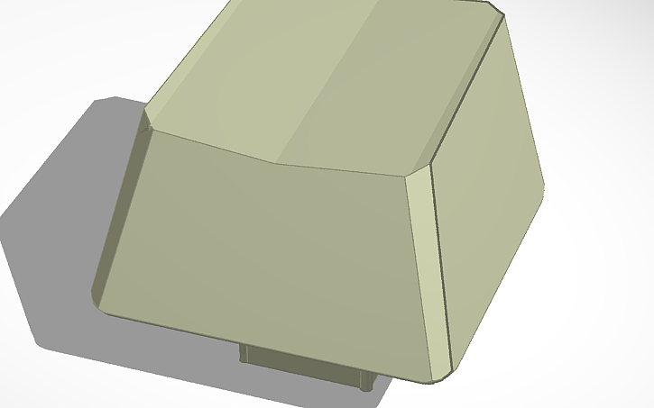 3D design Keycap - Tinkercad