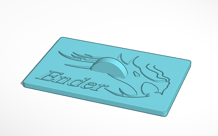 3D design Ender 3 screen cover - Tinkercad