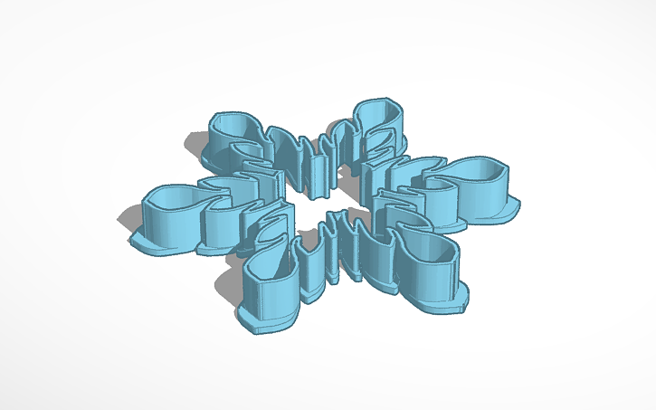 3D design cookies stars cutter - Tinkercad
