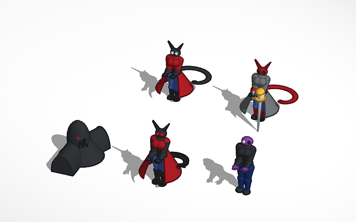 3D design characters - Tinkercad