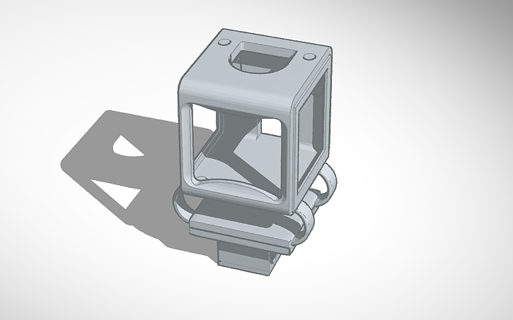 3D design Ballast v2 go pro flex bordato-centrato - Tinkercad