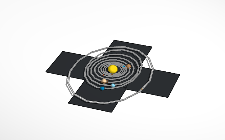 3D design Solar System - Tinkercad