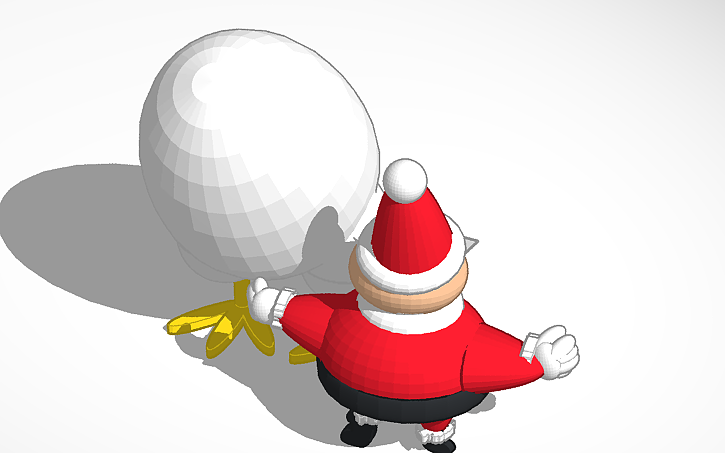 3D design Santa | Tinkercad