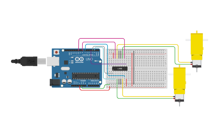 Circuit design Laboratório Arduino 1 (b) - Tinkercad
