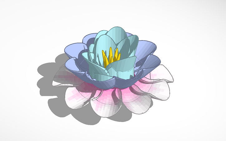 3D design Bright Flower - Tinkercad