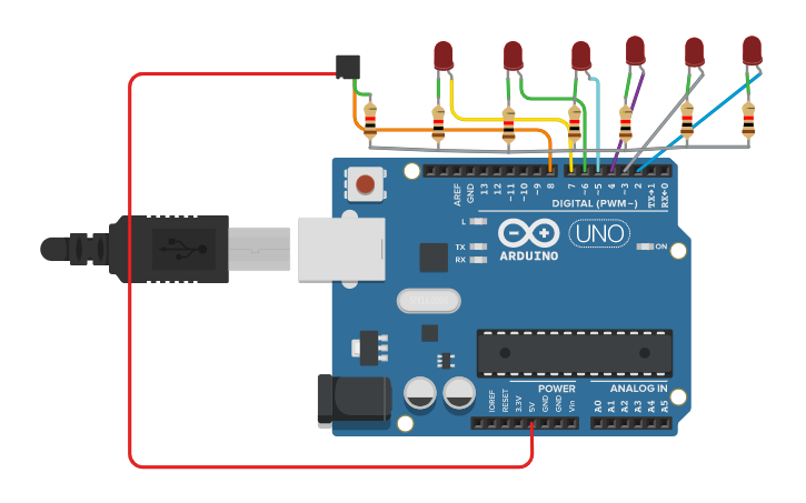 Circuit design Hour glass circuit | Tinkercad