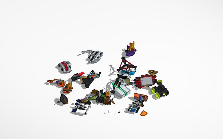 3D design 24 Hours of Various battlebots quarterfinal - Tinkercad