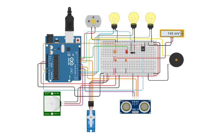 Circuit design SMART - Tinkercad