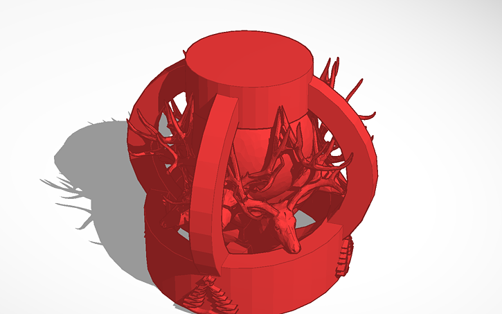 3D design Reindeer Like SHare LOL | Tinkercad