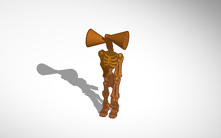 3D design Siren head - Tinkercad