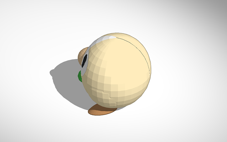 3D design Rowlett-Pokemon | Tinkercad