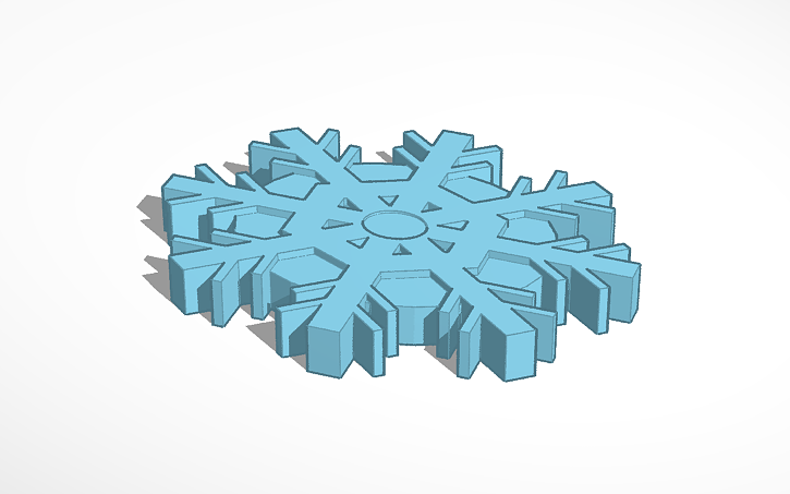 3D design Snowflake ️ | Tinkercad