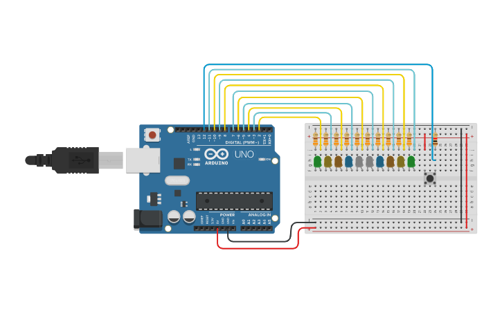 Circuit design Juan Rodrigo Donis Alvizures 3ro A | Tinkercad