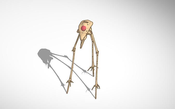 3D design Combine Strider - Tinkercad