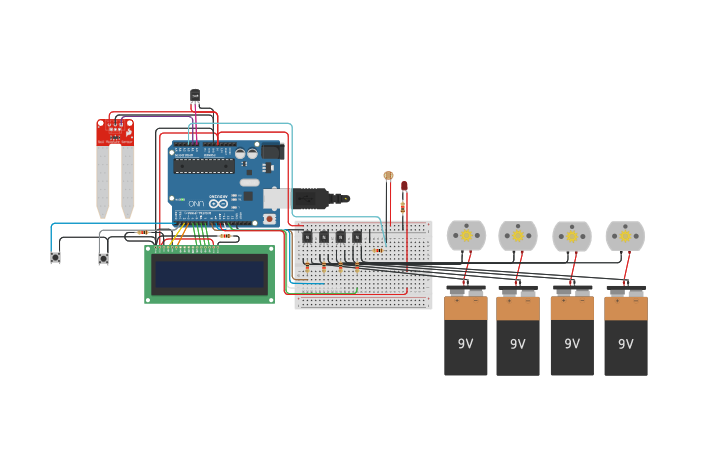 Circuit design all_contorol_arduino - Tinkercad