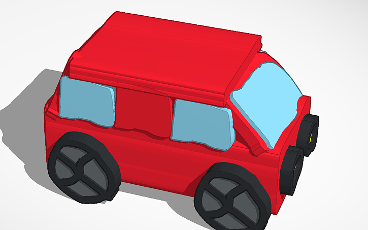 3D design scribble CAR! - Tinkercad