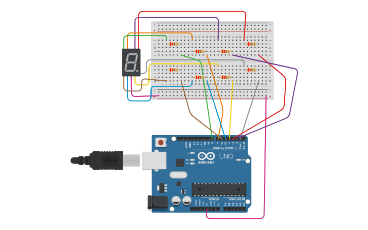 Circuit design count - Tinkercad