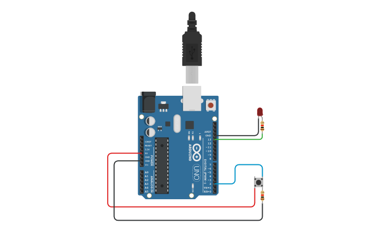 Circuit design Atividade 1 - Circuito 1 | Tinkercad