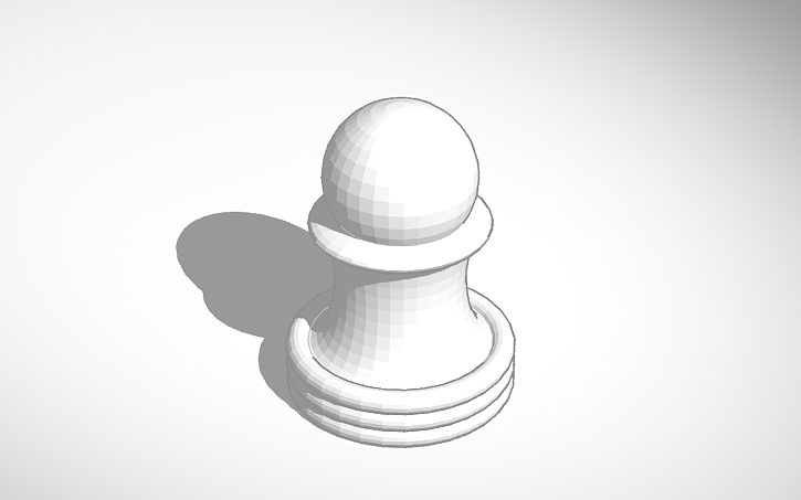 3D design Pawn - Tinkercad