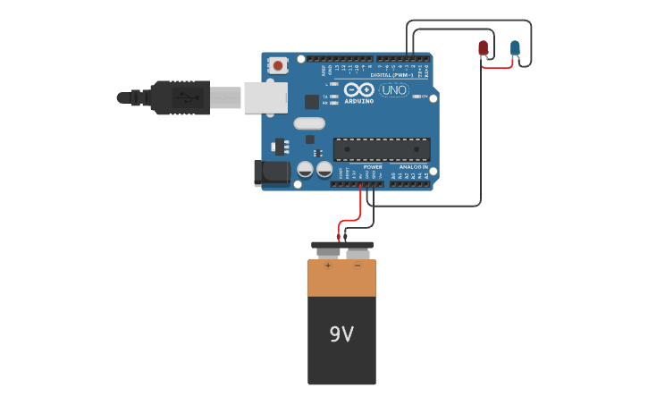 Circuit Design 2 Sequence Tinkercad