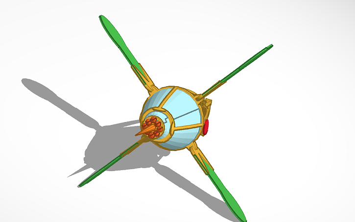 3D design Thopter MTG - Tinkercad