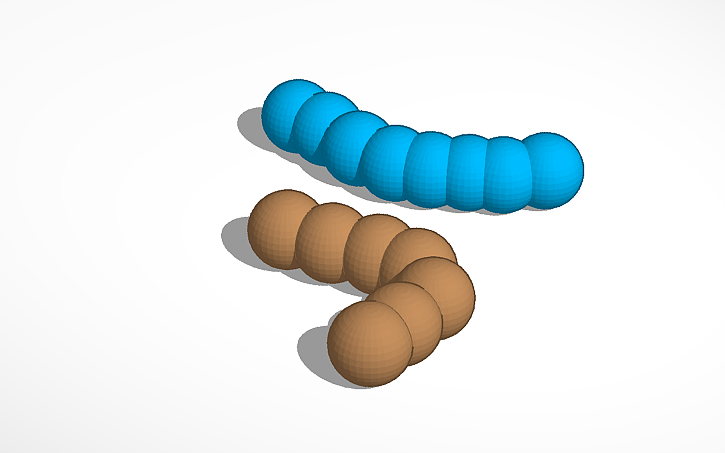 3D design Worms - Tinkercad