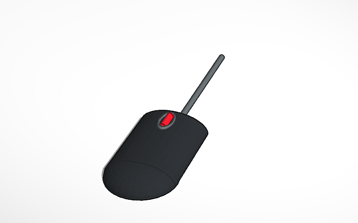 3D design Copy of Computer Mouse - Tinkercad