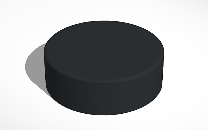 3D design DUCK PUCK - Tinkercad