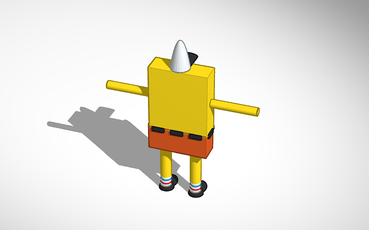 3D design Spongebob for Sky | Tinkercad